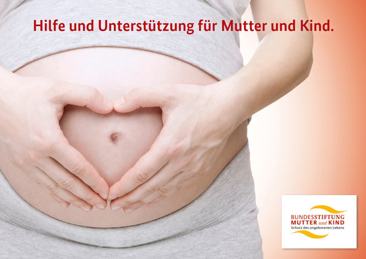 Bundesstiftung Mutter und Kind - Postkarte - BMBFSFJ